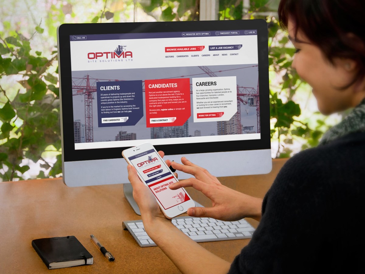 New Optima Website Performing Well